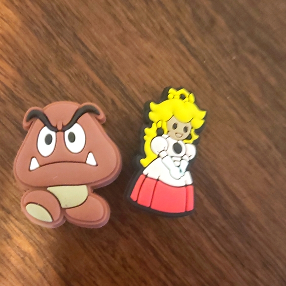 CROCS | Accessories | Princesses Peach And Goomba Mario Croc Charms ...